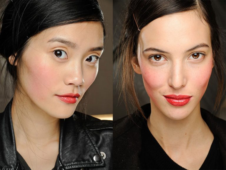 Runway Beauty: Flushed Cheeks at Michael Kors Fall 2012 - Makeup For Life